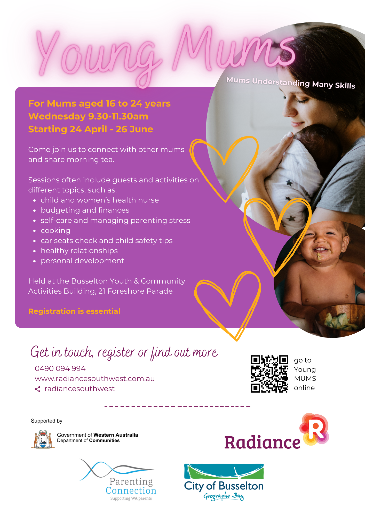 Young MUMS - 16-24 year old | Radiance South West